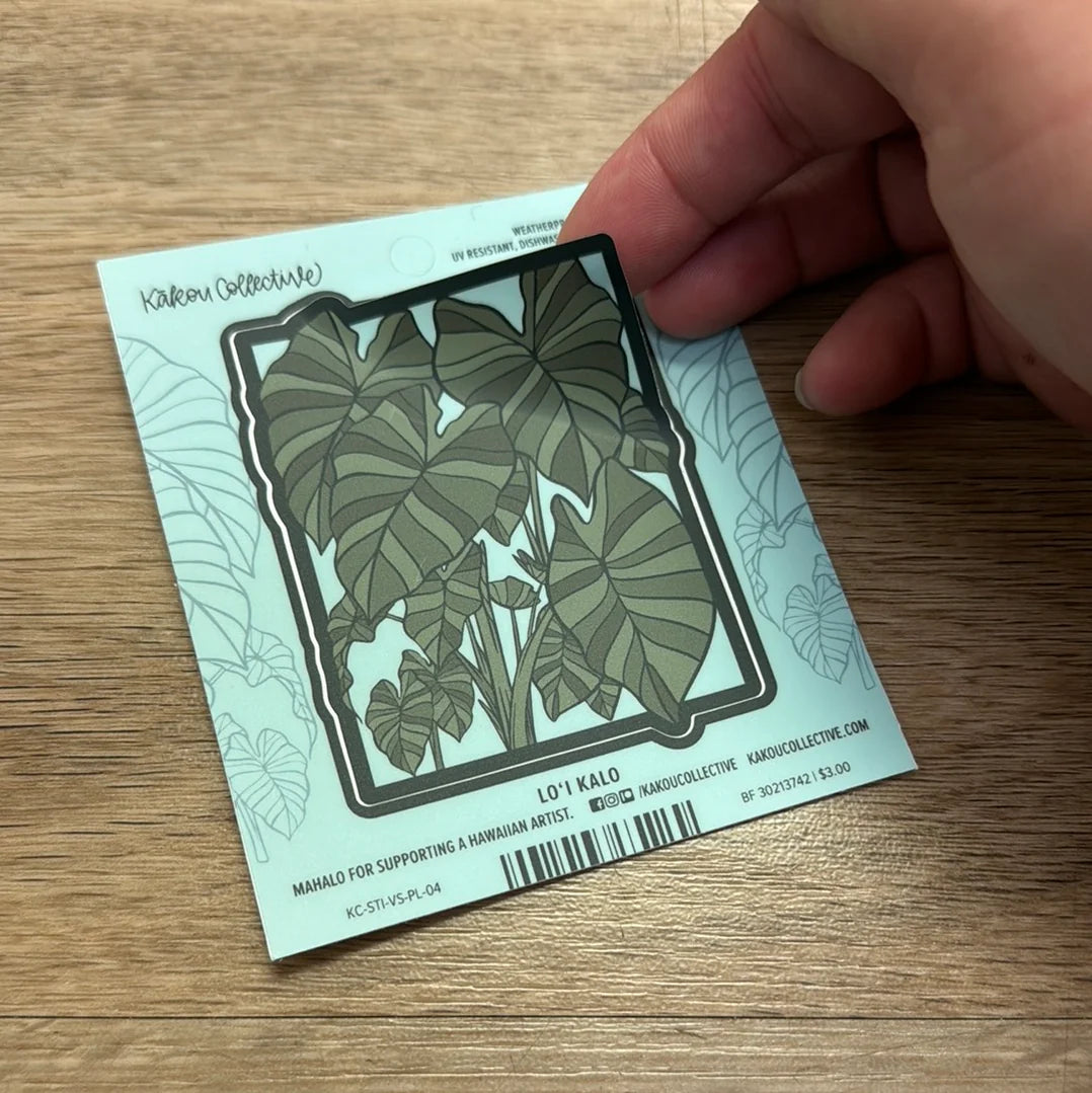 Loi Kalo Vinyl Sticker – Nā Mea Hawaiʻi