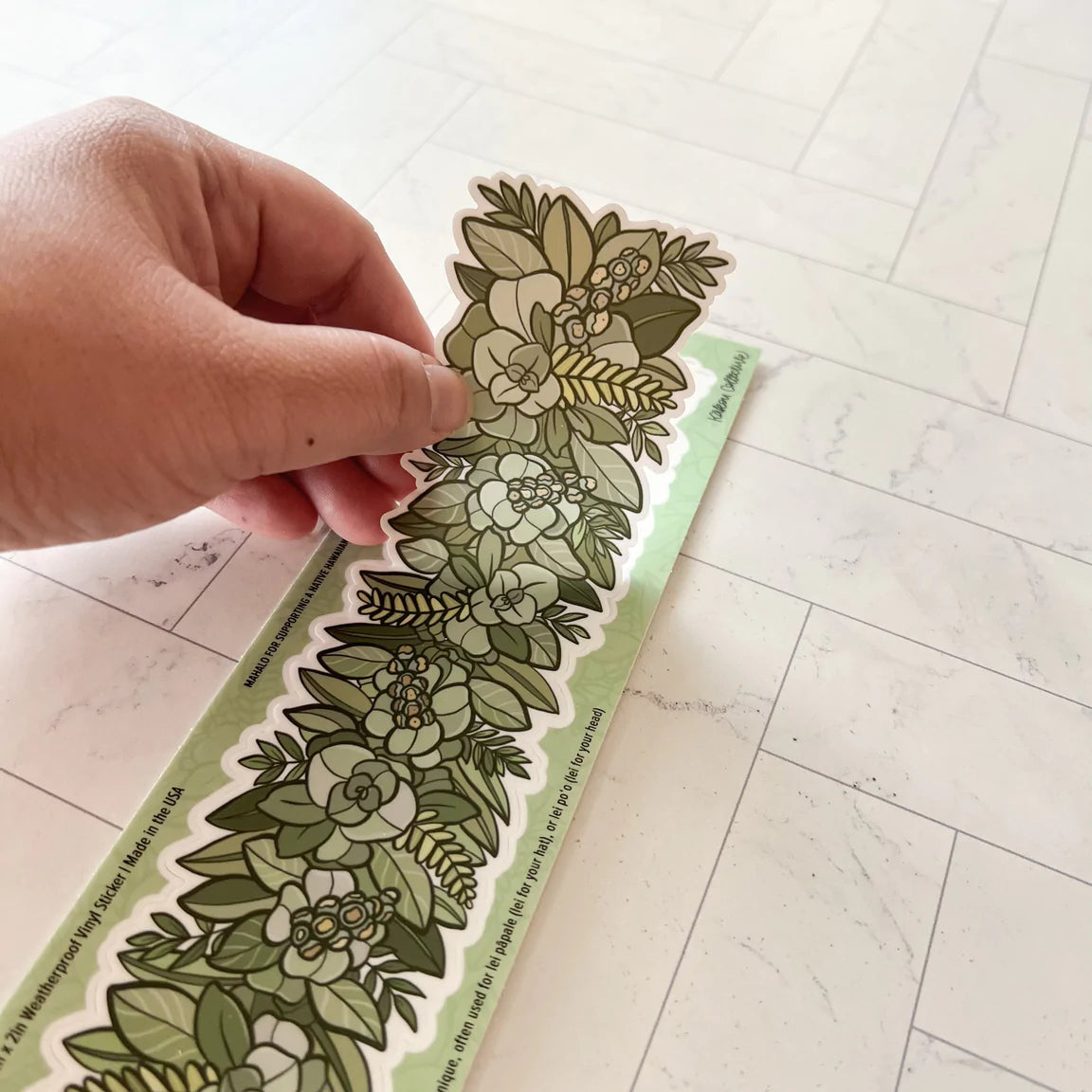 Uluwehi Lei Sticker – Nā Mea Hawaiʻi