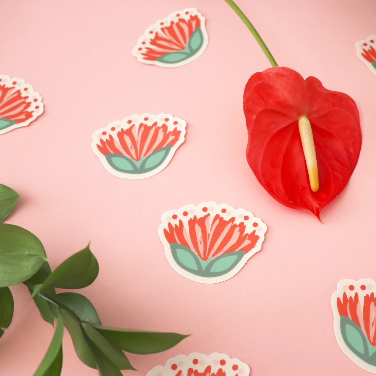 Ohia Lehua Sticker by Design Jord – Nā Mea Hawaiʻi