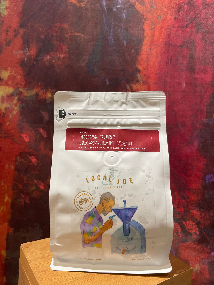 100% Pure Hawaiian Kau Coffee Beans Local Joe 8oz – Nā Mea Hawaiʻi